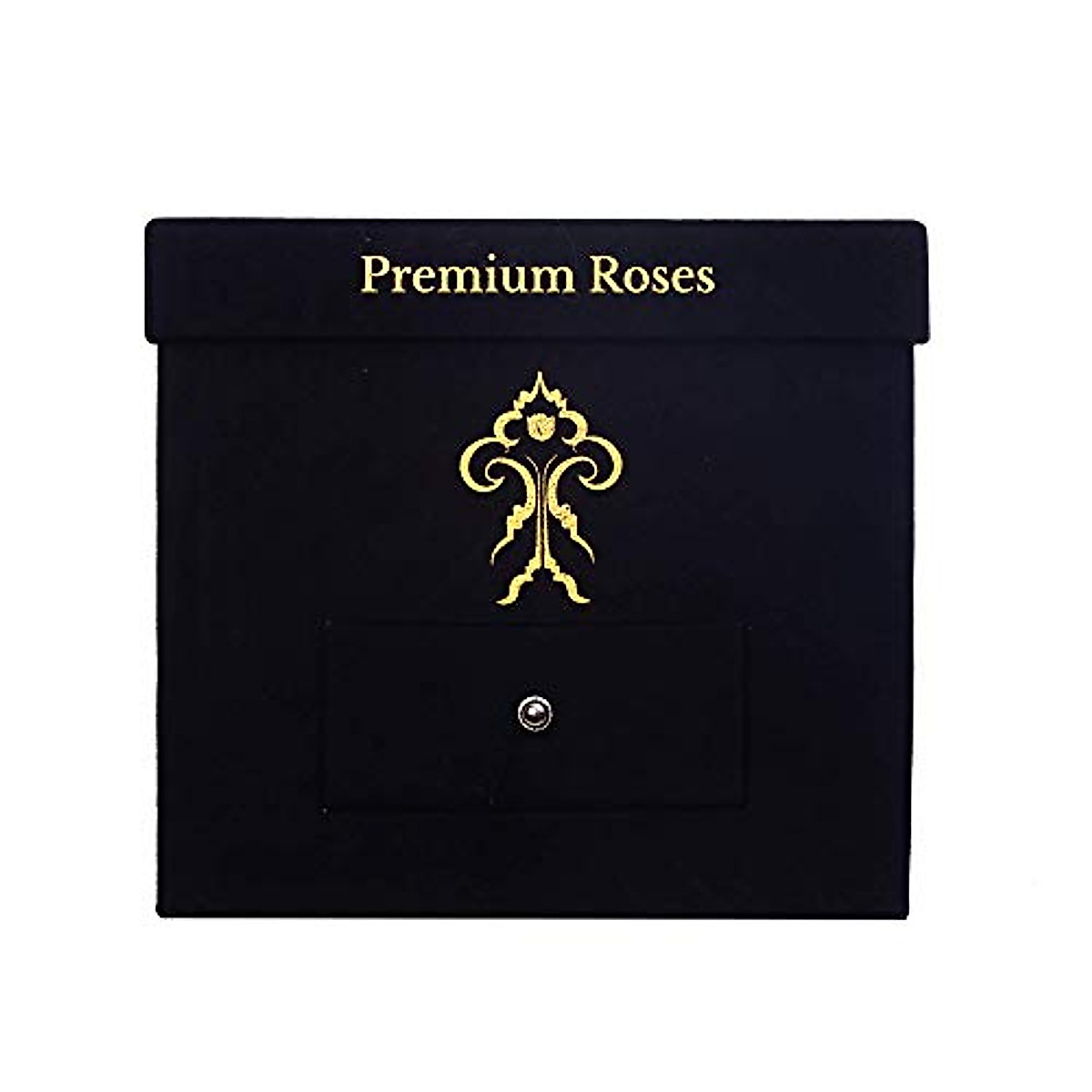 Mothers Day Flowers | Premium Roses | Fresh Flowers for Delivery Prime That Last 365 Days | Red Roses in a Box Naturally Preserved | Flowers for Mothers Day, Birthdays and Any Ocation (Black Box, Small)
