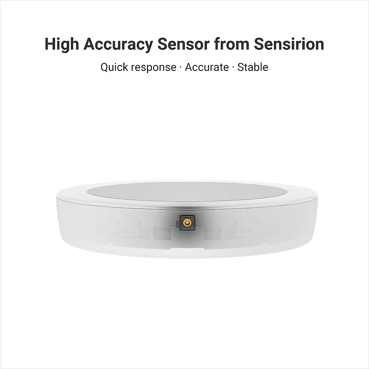 Qingping Digital Bluetooth Thermometer Hygrometer, Accurate Temperature Humidity Monitor, Indoor Smart Temperature Sensor and Humidity Gauge with E Ink Display, 30-Day Free Data Storage for Home