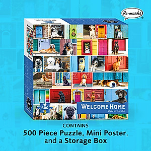 Re-marks Window Seat 1000-Piece Animal Puzzle for All Ages