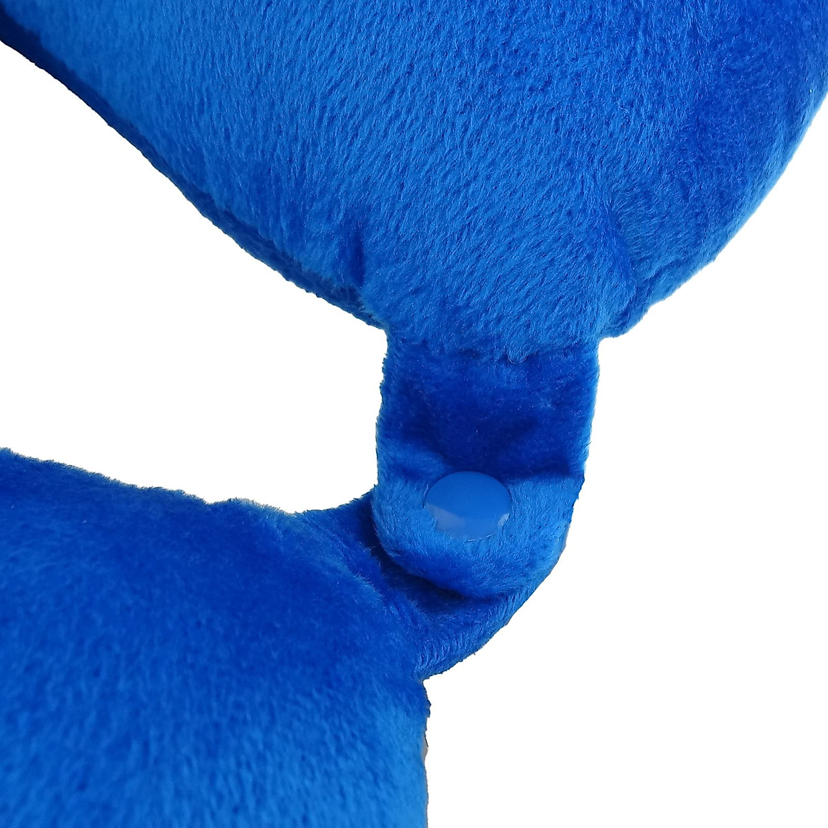 Wolf Essentials Adult Cozy Soft Microfiber Neck Pillow, Compact, Perfect for Plane or Car Travel, Cobalt