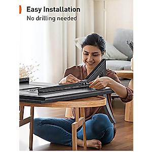 Perlegear Universal TV Stand Legs for Most 32-55 inch Flat or Curved TVs with VESA Mounting Patterns 200x100mm to 800x400mm, Table Top TV Stand Base Supports up to 88 lbs, PGTVS22