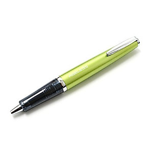 PILOT Ageless Present Collection Ballpoint Pen, Lime Green Barrel, Blue Ink, Medium Point (61022)