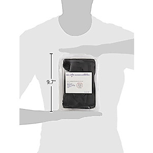 Medline Compli-Mates Professional Aneroid Sphygmomanometer and Sprague Rappaport Stethoscope Kit, Carrying Case Included, Adult Size, Black, 1 Kit