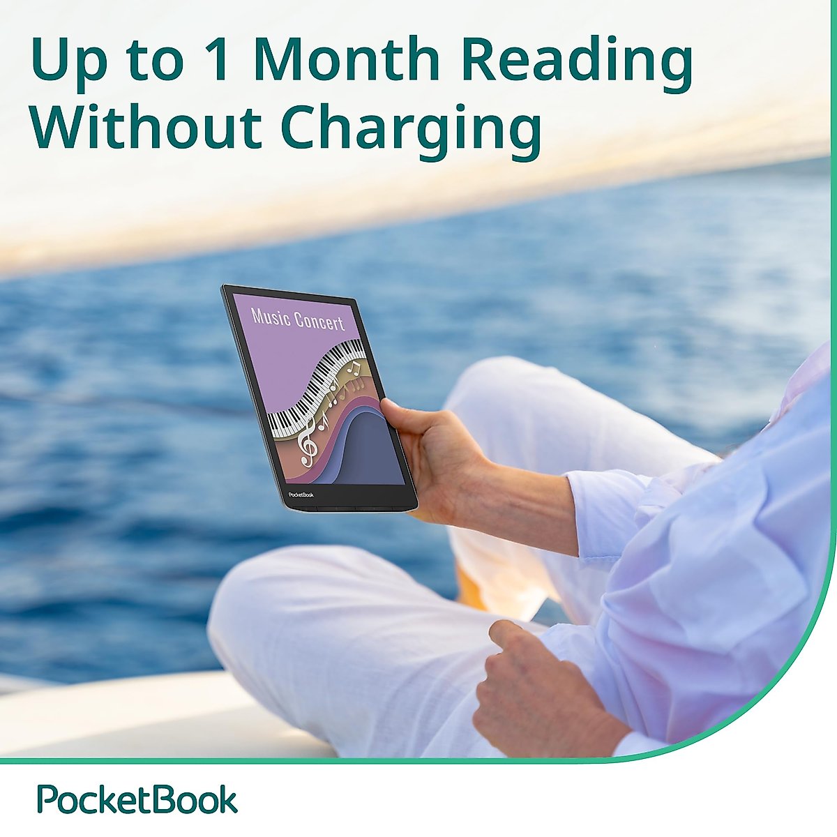 PocketBook InkPad Color 3 E-Book Reader | Enhanced 7.8'' Color E-Paper E-Ink Screen | Eye-Friendly E-Reader for Comics | SMARTlight | Audiobooks & Text-to-Speech | Bluetooth® & Built-in Speaker
