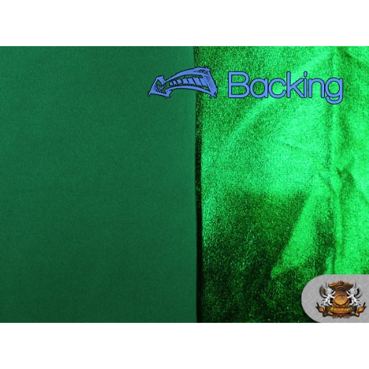 1 X Spandex Metallic Emerald Green Fabric /60"/ Sold by The Yard