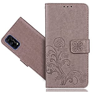 WenTian Realme 7 Pro Case, CaseExpert® Flowers Leather Kickstand Flip Wallet Bag Case Cover for Realme 7 Pro