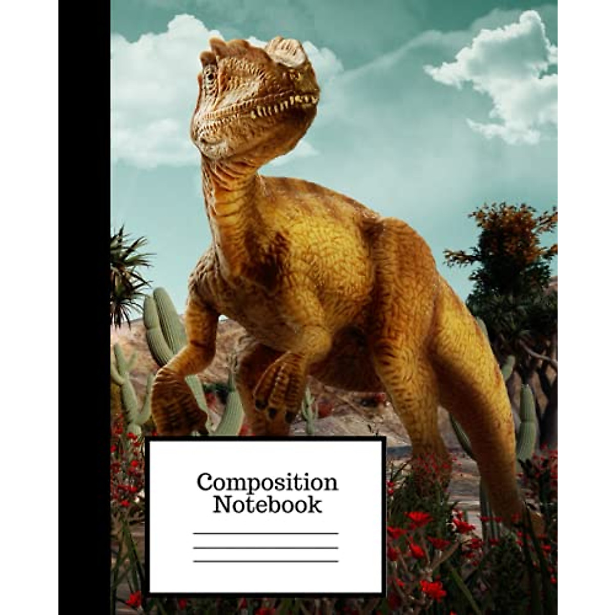 Composition Notebook: Dinosaur Composition Notebook Elementary School : Wide Ruled Lined Paper Notebook Journal: Workbook for Boys Girls Kids Teens ... College Writing Notes (Composition Books)