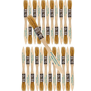 Pro Grade - Chip Paint Brushes - 24 Ea 1/2 Inch Chip Paint Brush Light Brown