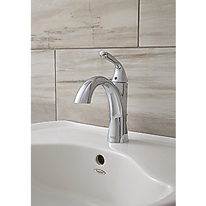 American Standard 7186101.002 Fluent Single Control Bathroom Faucet with Pop-up Drain, 18 in x 18 in, Polished Chrome
