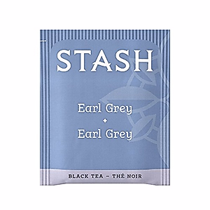 Stash Tea Earl Grey Black Tea, 6 Boxes of 30 Tea Bags Each (180 Tea Bags Total)