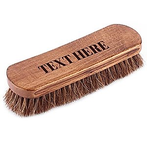 Personalized Horse Hair Brush for Horse Lover,Sinseike Custom Horse Brushes (Brown)