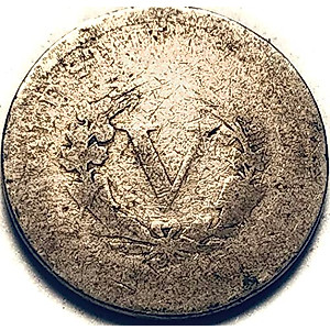 1887 P Liberty V Nickel Seller About Good