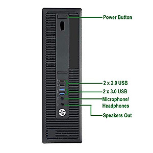HP 600 G1 SFF Computer Desktop PC, Intel Core i7 3.4GHz Processor, 16GB Ram, 128GB M.2 SSD, 2TB HDD, Wireless KeyBoard Mouse, Wifi | Bluetooth, New Dual 23.8 FHD LED Monitor, Windows 10 Pro (Renewed)