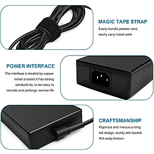 240W Zephyrus Charger Fit for ASUS Zephyrus S17 GX701 GX701G GX701GX GX701GW GX701GV GX701GVR GX701LV GX701LXS GX701LWS ADP-240EB B Power Adapter