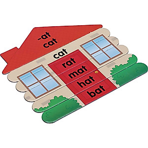 Really Good Stuff Build-A-Word-Family House Activity