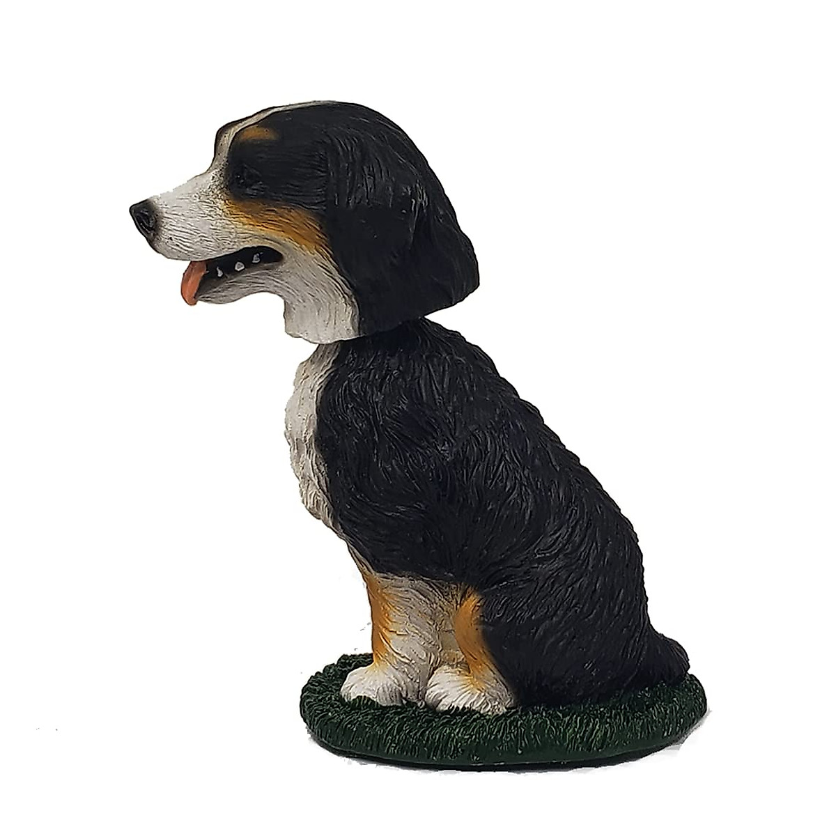 Animal Den Bernese Mountain Dog Bobblehead Figure for Car Dash Desk Fun Accessory