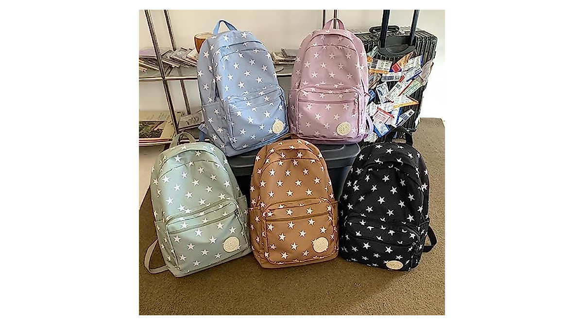 JHTPSLR Stars Backpack - Roomy & Stylish Kidcore Design