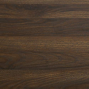 Walker Edison Cora Modern Round Faux Marble Top Coffee Table with X Base, 36 Inch, Walnut and Gold