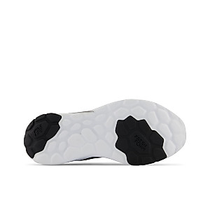 New Balance Kid's Fresh Foam Roav V2 Lace-up Sneaker, Black/White/Copper Metallic, 3 Little Kid