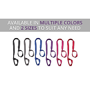 Clever Yoga Mat Strap Sling Adjustable Made With The Best, Durable Cotton – Comes With Our Special “Namaste” (Black)