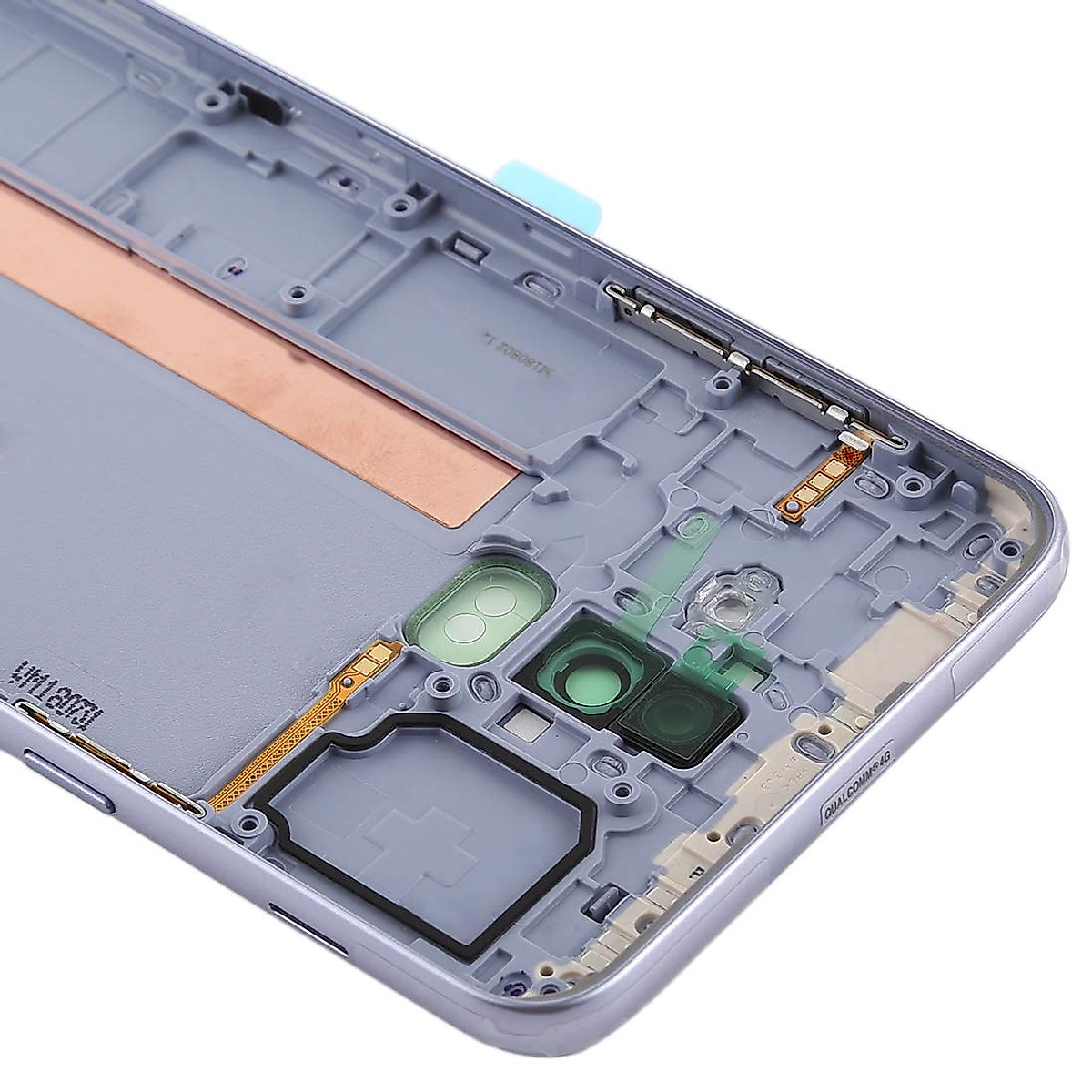 Lihuoxiu for Galaxy J8, J810F/DS, J810Y/DS, J810G/DS Back Cover with Side Keys & Camera Lens