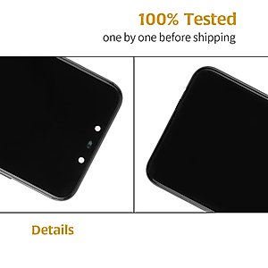 Compatible with Huawei Mate 20 Lite SNE LCD Display Screen Replacement,for Huawei Mate 20 Lite SNE LX1 LX2 LX3 Display LCD Panel Repair Parts Kit,with Tempered Glass+Tools(Black) (Black with Frame)