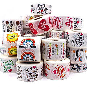 1.5 Inch Don?t Worry She Won This Stickers, Small Shop Stickers, Thank You Sticker,Small Business, Packaging Sticker, 500 PCS.