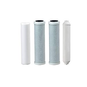 CFS – 4 Pack Reverse Osmosis Water System Filter Kit Cartridge Compatible with RO5-100 Models – Remove Bad Taste & Odor – Whole House Replacement Water Filter Cartridge, White