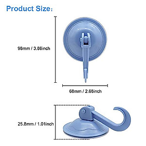 Suction Cup Hooks, Removable Power Lock Vacuum Shower Suction Hooks for Bathroom Towel Kitchen Livingroom Wall Hanger(80 Pack)