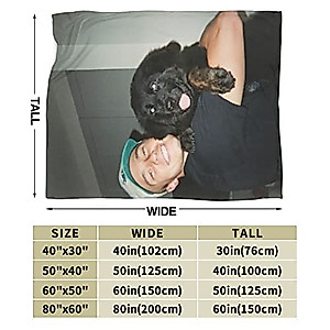 Drew Starkey Ultra-Soft Micro Fleece Throw Blanket Warm Comfortable Versatile Blanket for Sofa and Travel