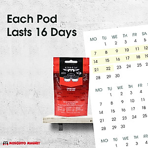 Mosquito Magnet ATRAK3N ATRAKTA Mosquito Trap Attractant Pods – 3 Pack, Red