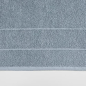 Tommy Bahama- Hand Towels, Absorbent & Fade Resistant Cotton Towel Set, Fashionable Bathroom Decor (Island Retreat Bay Blue, 2 Piece)