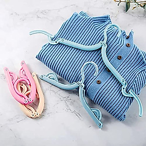 GIPOBUY 4 PCS Portable Travel Mini Rack Upgrated 4 Pack, Beige