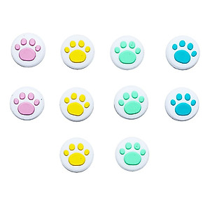 Mobestech 10pcs Rocker Protective Cap Replacement Part Switch Controller Grip Qgrips Stick Cover Joystick Protective Covers Portafilter Xrocker Jar Grip Lite Thumb Nx