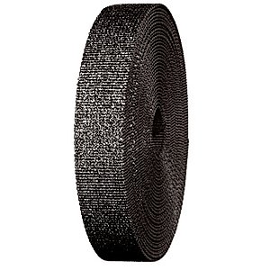 Build A Belt 1.25" Wide 2.1mm Thick Heavy Canvas Webbing Roll for Belts, Bags, Crafts (5 Yard Glitter Black)