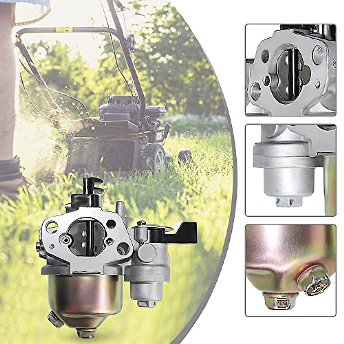 AUMEL Carburetor Fuel Line Filter w/Carb Gasket Kit For Homelite HL252300 UT80522B UT80522D UT80522F UT80953A 179CC Pressure Washer.