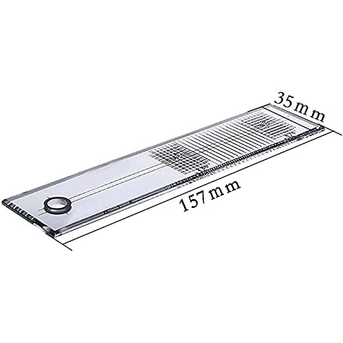 sdroceRyaM Turntable Phonograph LP Phono Cartridge Stylus Alignment Protractor Adjustment Tool - Mirrored Surface for Precision