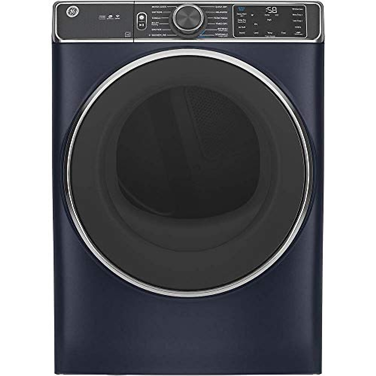 GE® 7.8 cu. ft. Capacity Smart Front Load Electric Dryer with Steam and Sanitize Cycle