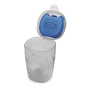 Snips Porta Yogurt | Contenitore Refrigerato Con Cucchiaino | Lunch Box | Contenitori per Cibi | 0,5 LT | Colore Azzurro | Coperchio con Chiusura di Sicurezza | Made In Italy | Bpa Free