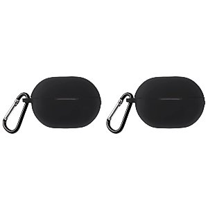 Mikikit 2 Sets Earphone Case Earbuds Case Earphone Cover Earbud Headphones Earphone Protector Cute Earphone Holder Portable Earphone Bag Small Key Chain Shockproof