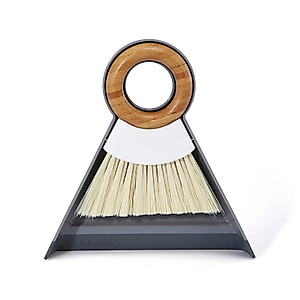 Full Circle and Brush Set, White Tiny Team Mini Dustpan