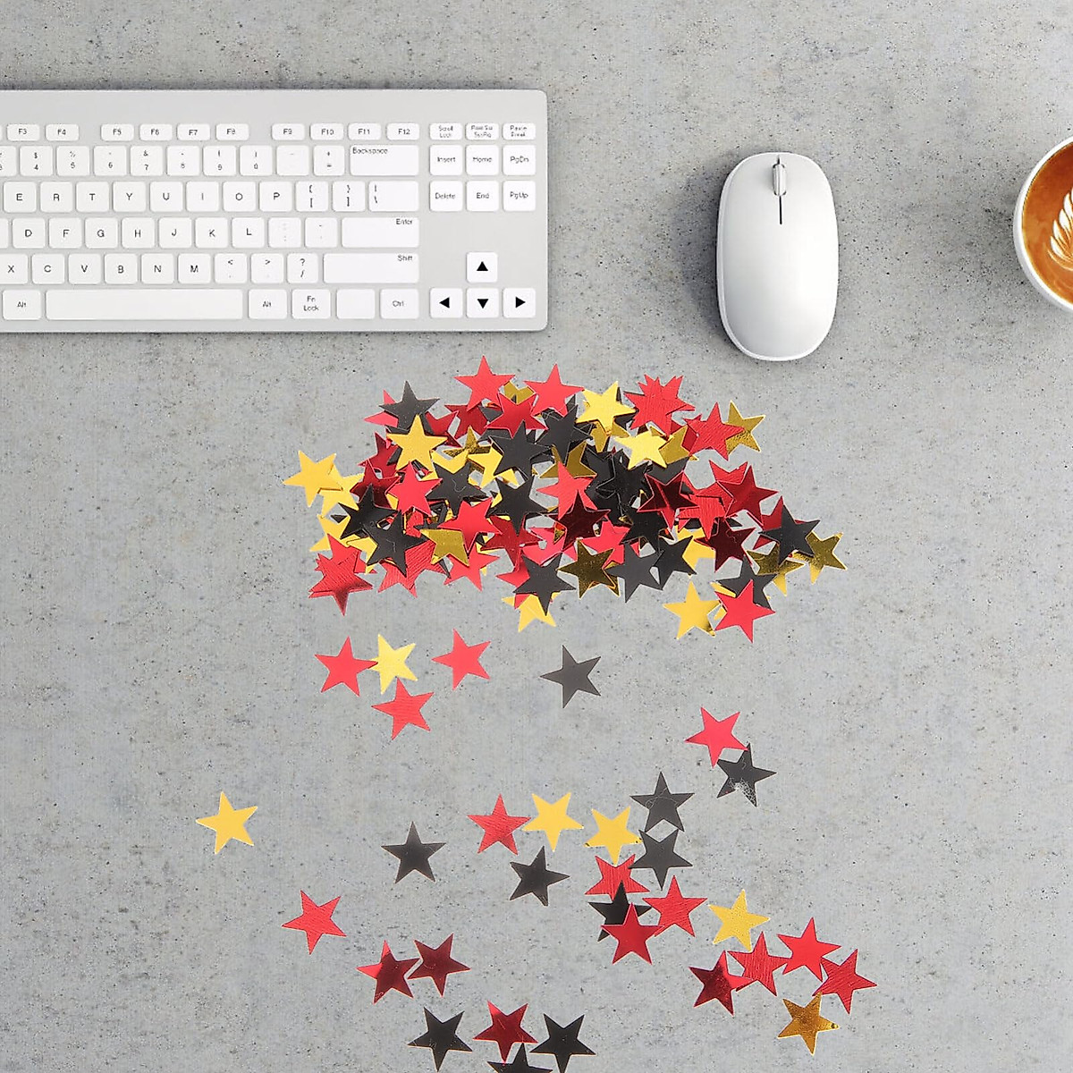 VILLCASE 1 Set Dining Table Decor Party Accessory Confetti Glitter Table Decoration Table Scatters Decoration Glitter Stars Beer Festival Confetti Decor Party Favor Desktop Sequins Paper