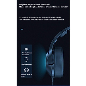 Stereo Gaming Headset with Mic,RGB Luminous Mobile Phone Computer Noise Reduction Headset,Detachable Cat Ear Gaming Headset, for PS4, PS5, Xbox One, PC, Phone