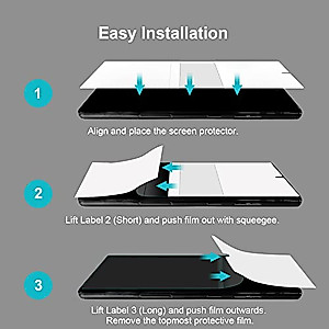 MaitreFix Samsung Galaxy S22 Ultra Screen Protector (Not Glass), 4 Packs Galaxy S22 Ultra Flexible TPU Film, Fingerprint Unlocking Support, Case Friendly