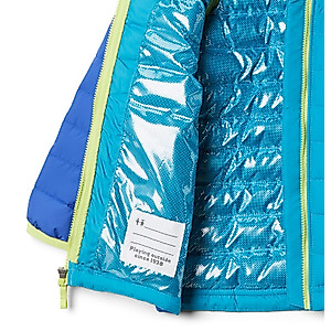 Columbia Powder Lite Girls Hooded Winter Jacket, Water Repellant