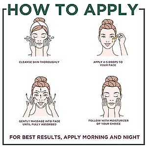 nuorganic Face Lifting Serum with Plant Stem Cells & Matrixyl 3000 - Advanced Anti-Aging to Minimize Fine Lines & Wrinkles - Vegan & Cruelty Free (1fl Oz)