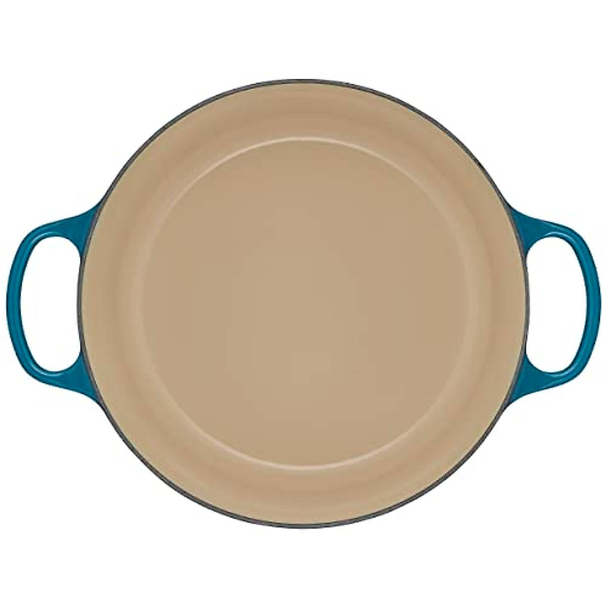 Le Creuset Enameled Cast Iron Signature Round Dutch Oven, 7.25 qt., Deep Teal