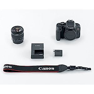 Canon EOS Rebel T7i US 24.2 Digital SLR Camera with 3-Inch LCD, Black (1894C002)