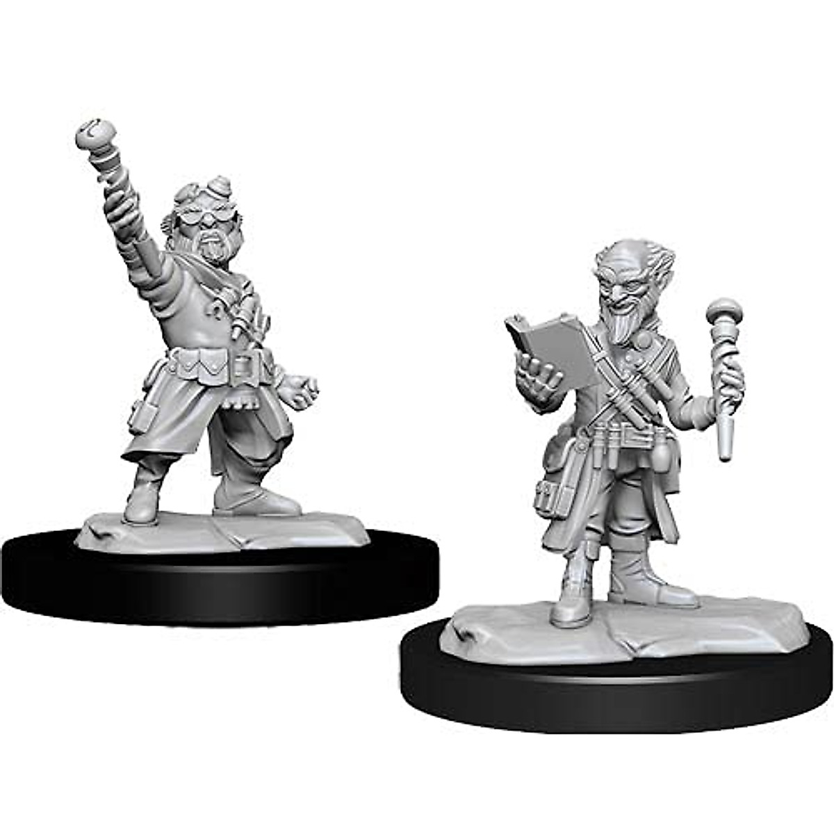 Wiz Kids Dungeons & Dragons Nolzur feet s Marvelous Unpainted Miniatures Bundle: Gnome Artificer Female W14 + Gnome Artificer Male W14