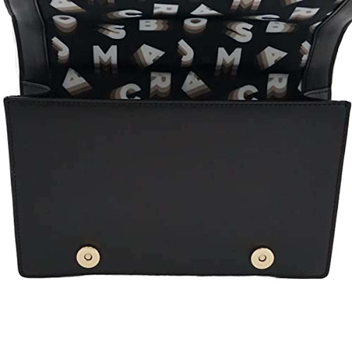 Marc Jacobs M0015908 Black Gold Hardware Medium Women's Leather Crossbody